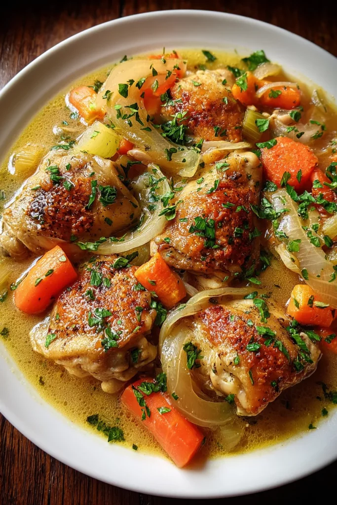 Slow Cooker White Wine Chicken Stew – Cooking With Chef Alba