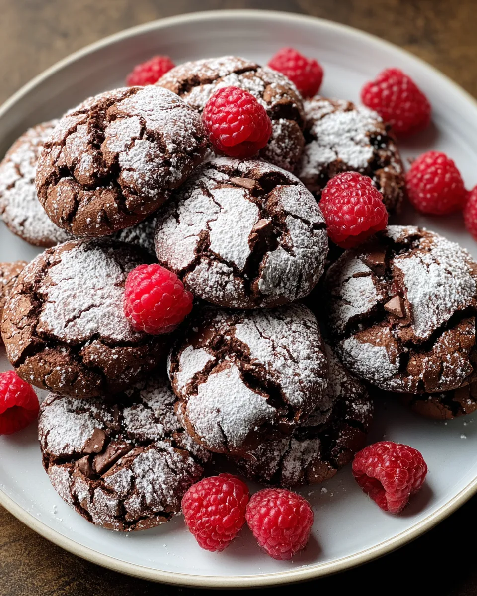 Chocolate Raspberry Crinkles – Cooking With Chef Alba