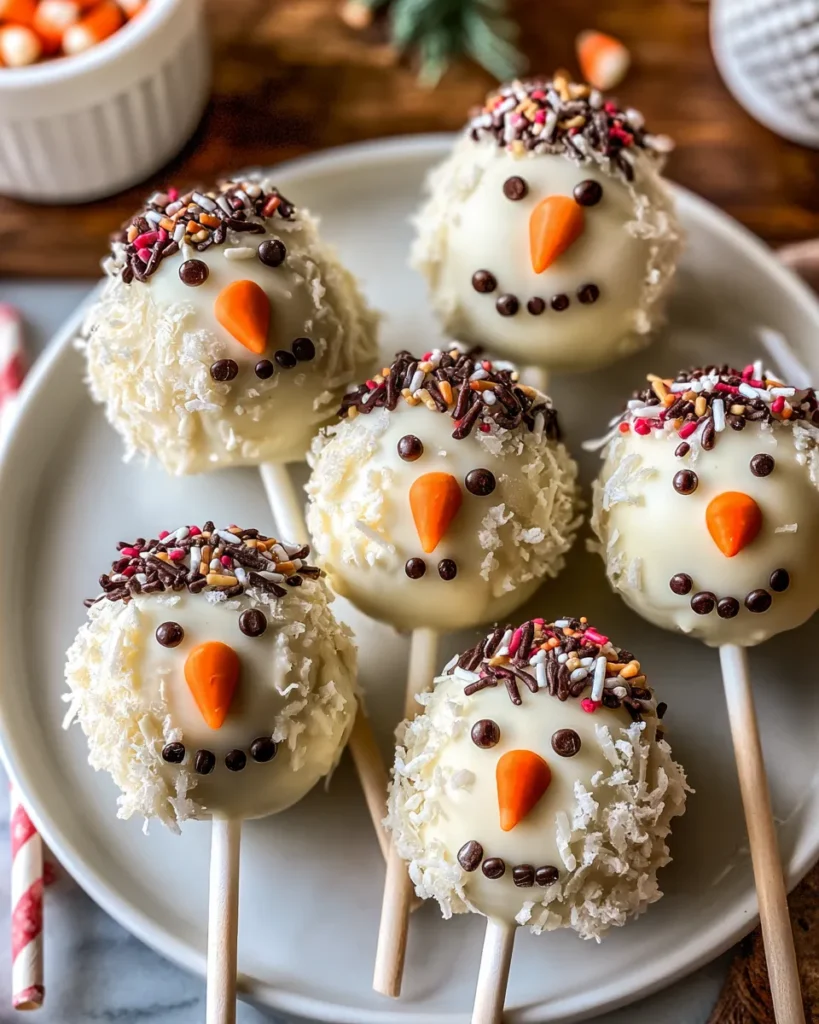 Snowman Cake Pops – Cooking With Chef Alba