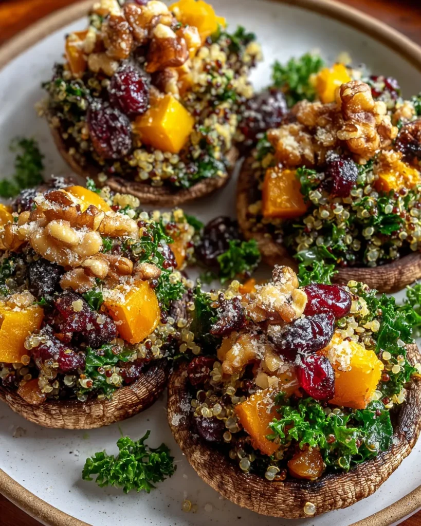 Autumn Harvest Stuffed Portobello Mushrooms – Cooking With Chef Alba
