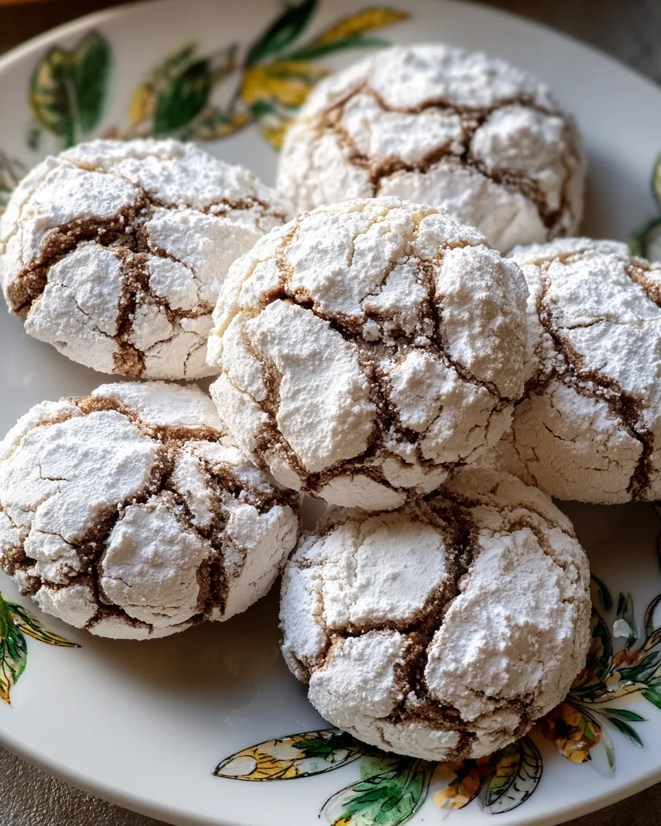 Christmas Crinkle Cookies – Cooking With Chef Alba
