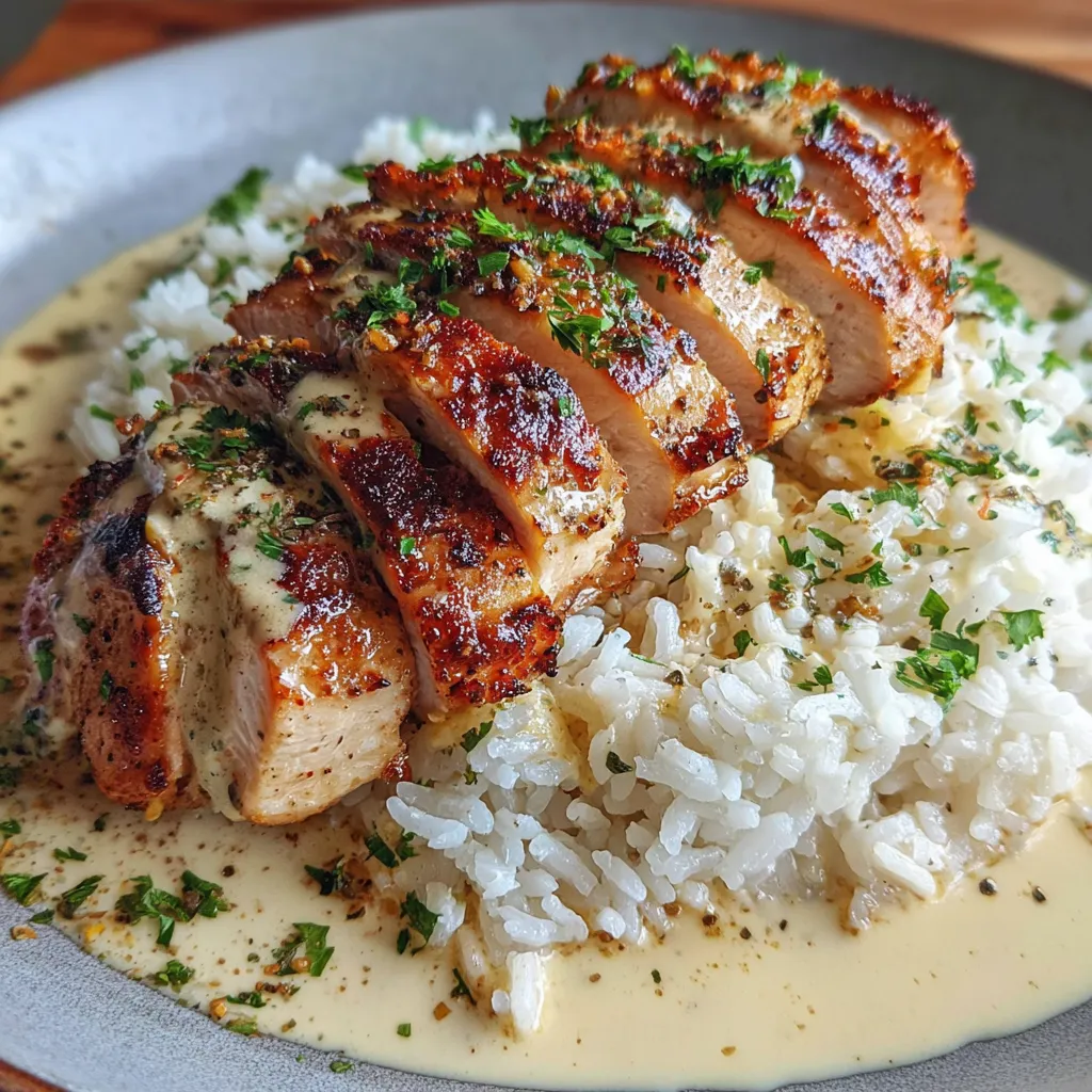 High Protein Creamy Cajun Chicken with Garlic Rice – Cooking With Chef Alba