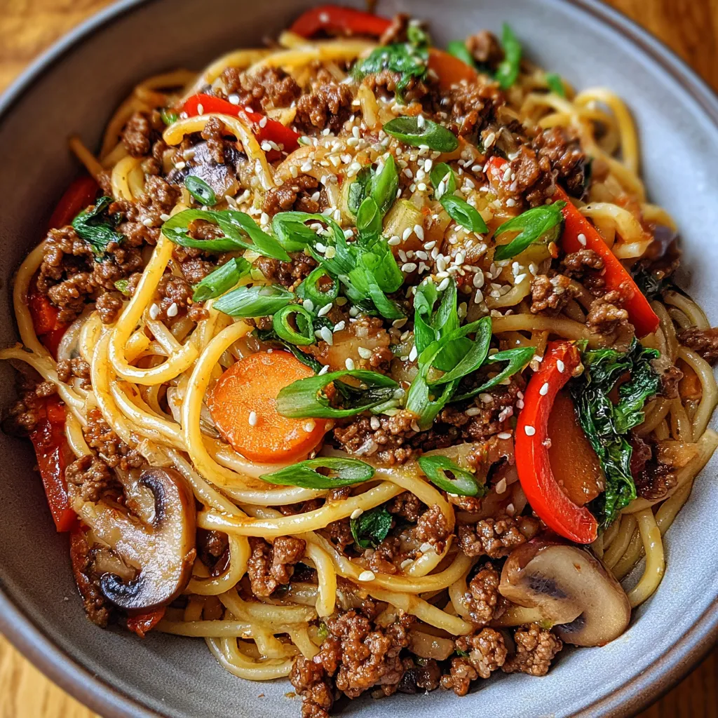 Asian-Style Ground Beef Spaghetti – Cooking With Chef Alba