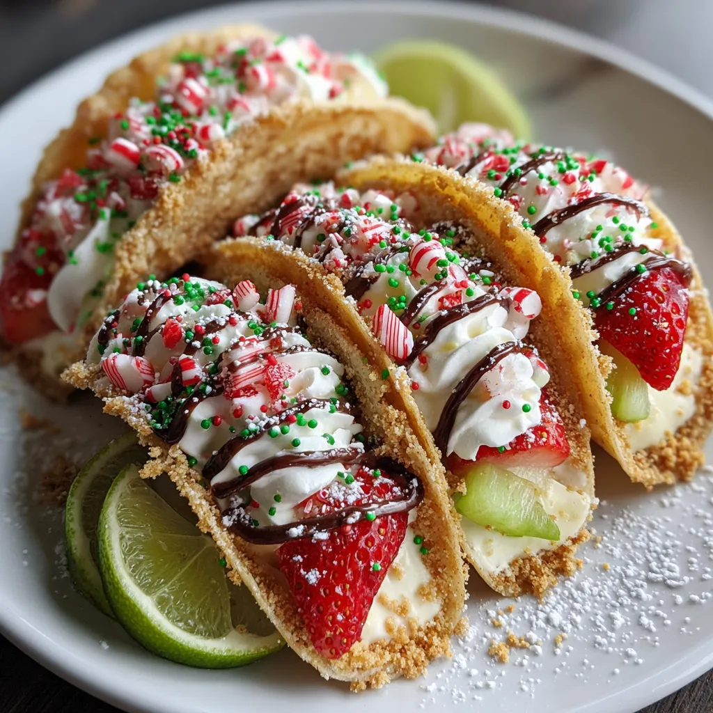 Christmas Cheesecake Tacos – Cooking With Chef Alba