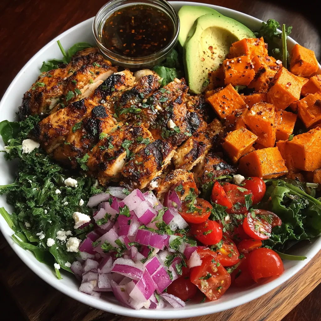 Grilled Chicken & Sweet Potato Bowl – Cooking With Chef Alba