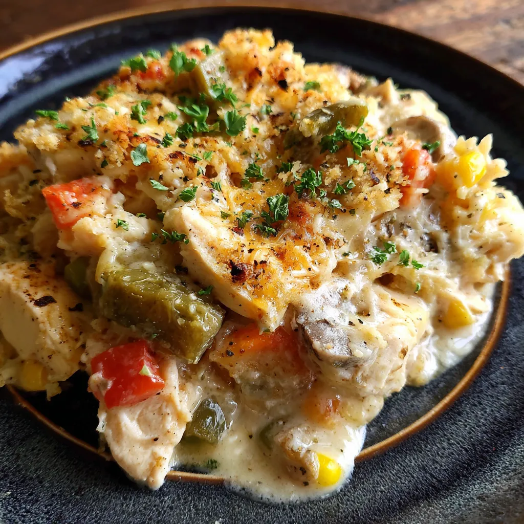 Creamy Baked Chicken Casserole with Savory Vegetables – Cooking With ...