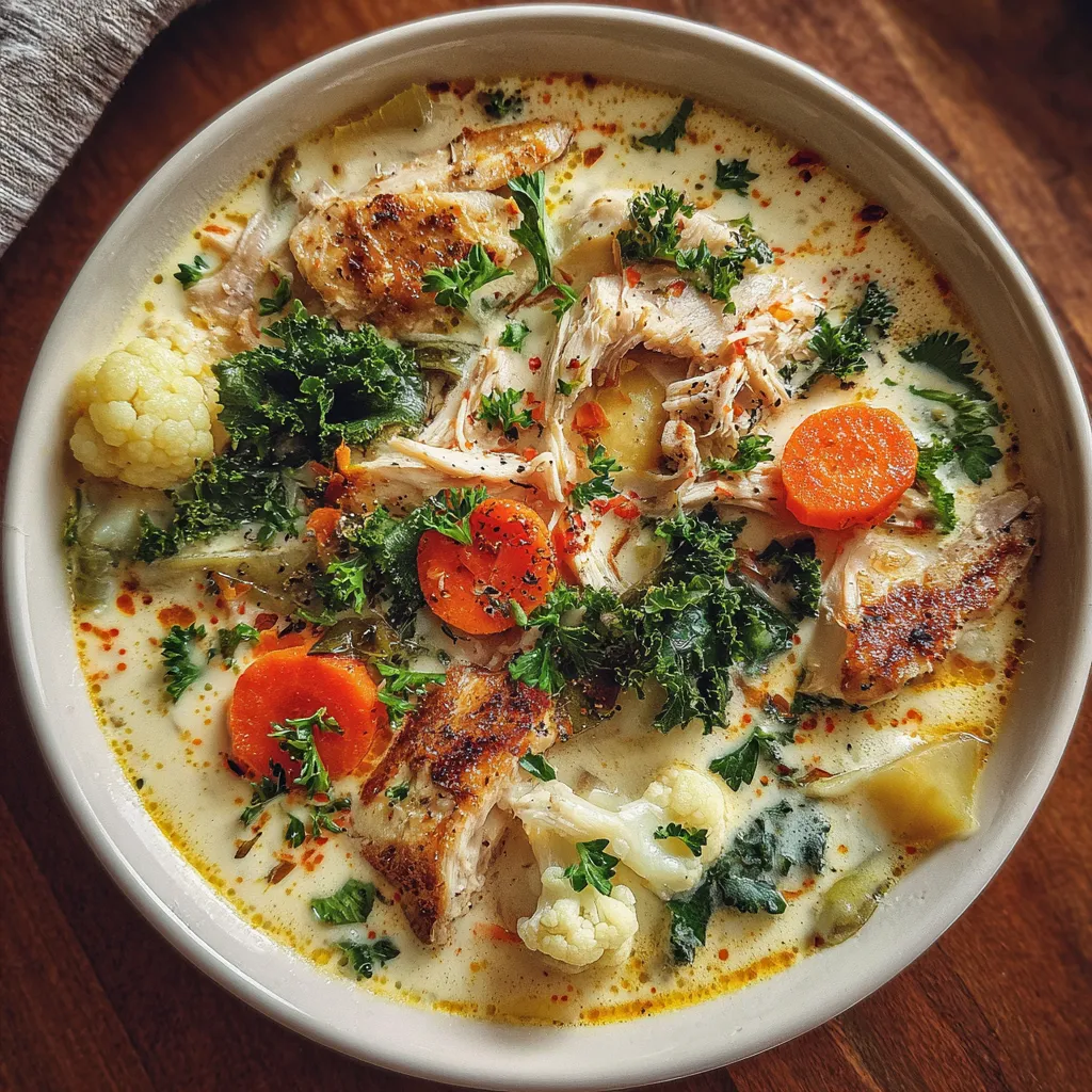 Anti-Inflammatory Creamy Chicken Soup – Cooking With Chef Alba