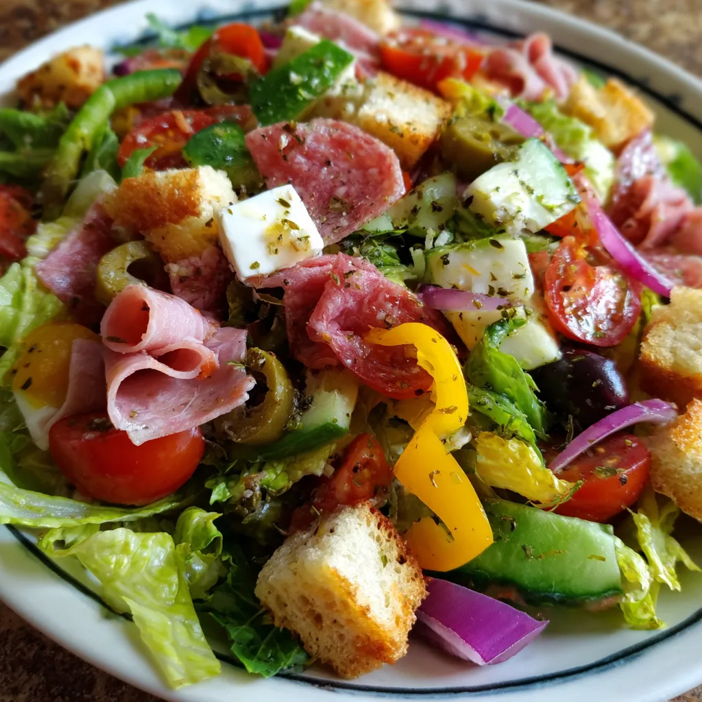Italian Sub Salad – Cooking With Chef Alba