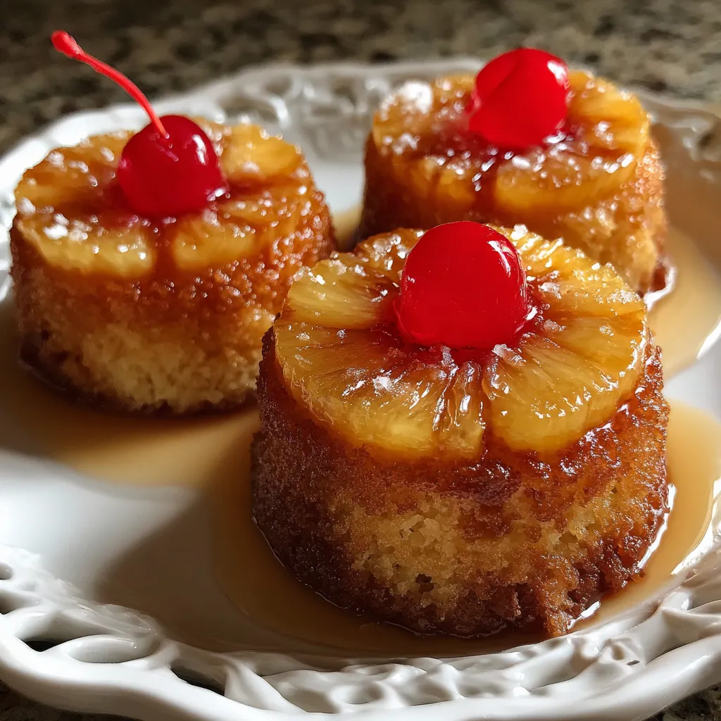 Mini Pineapple Upside Down Cakes – Cooking With Chef Alba