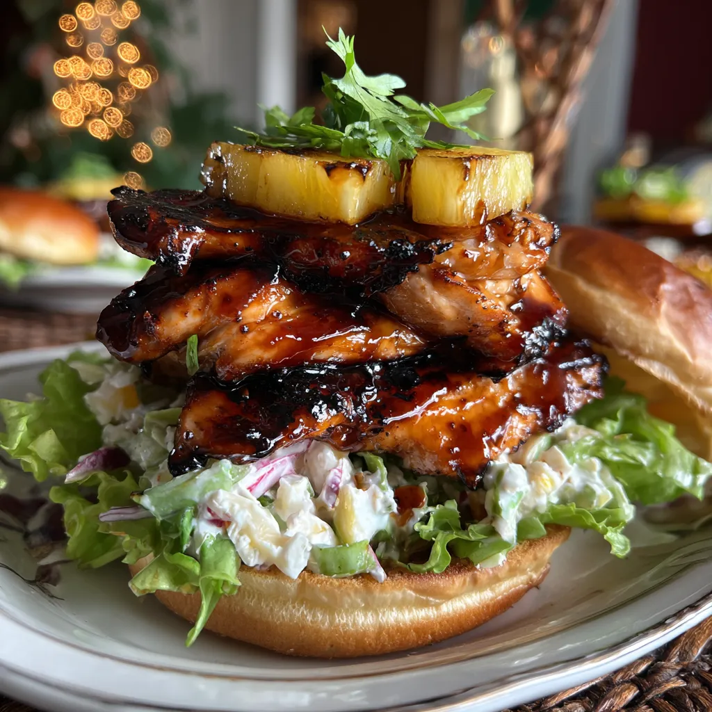 Hawaiian Huli Huli Chicken Stack – Cooking With Chef Alba
