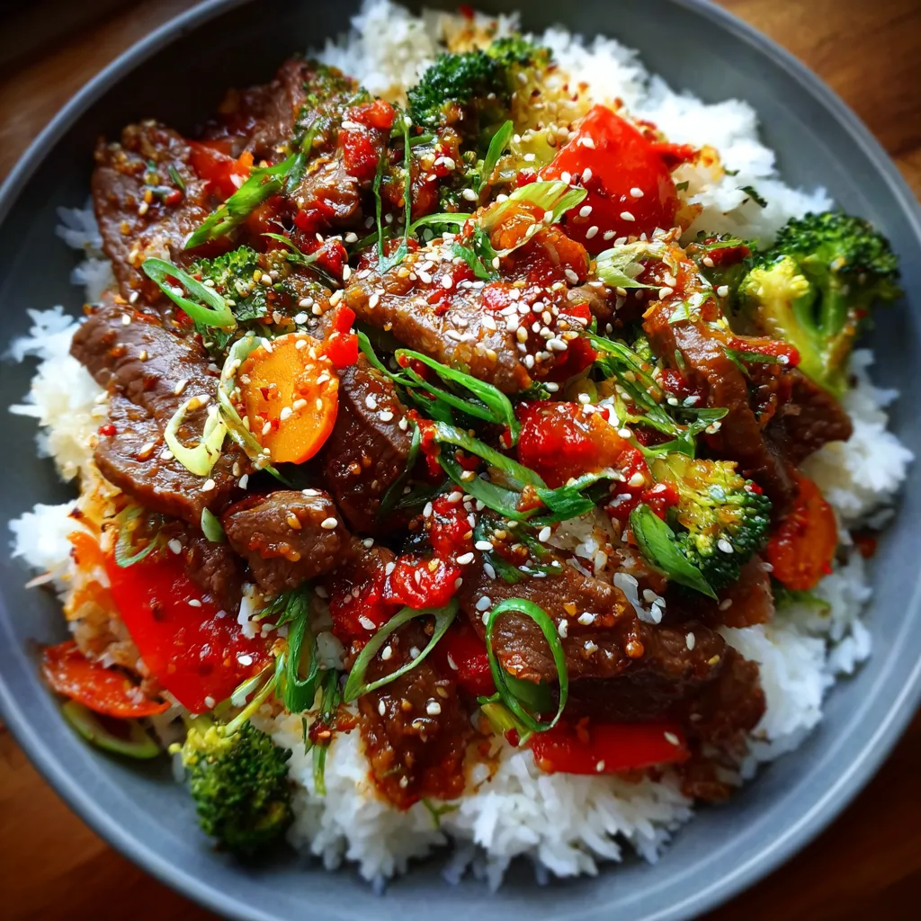 Firecracker Crispy Beef Bowl – Cooking With Chef Alba