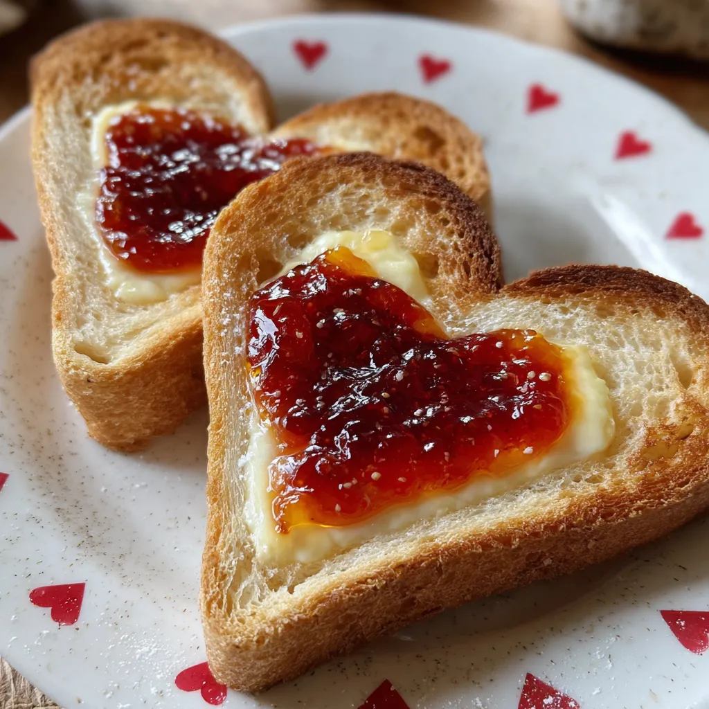 Jam Heart Toast – Cooking With Chef Alba